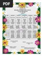 Grade5 - Class Program 2023 2024 | PDF | Philippines