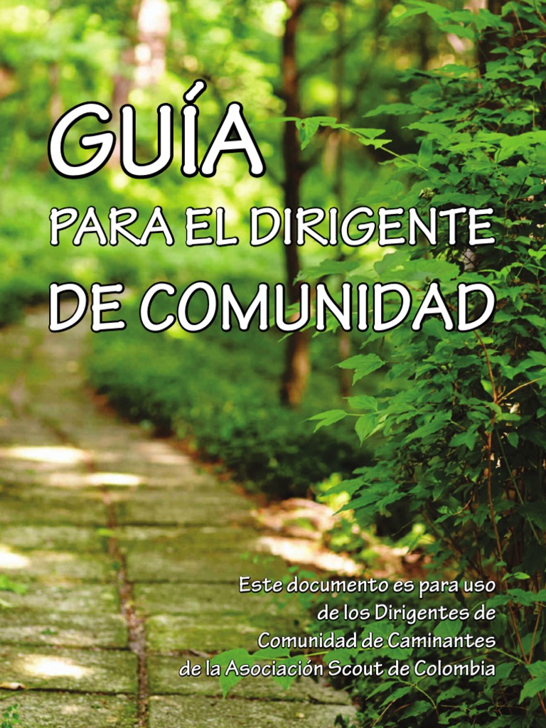 Guia para El Dirigente de Comunidad | PDF | Exploración | Conceptos psicologicos