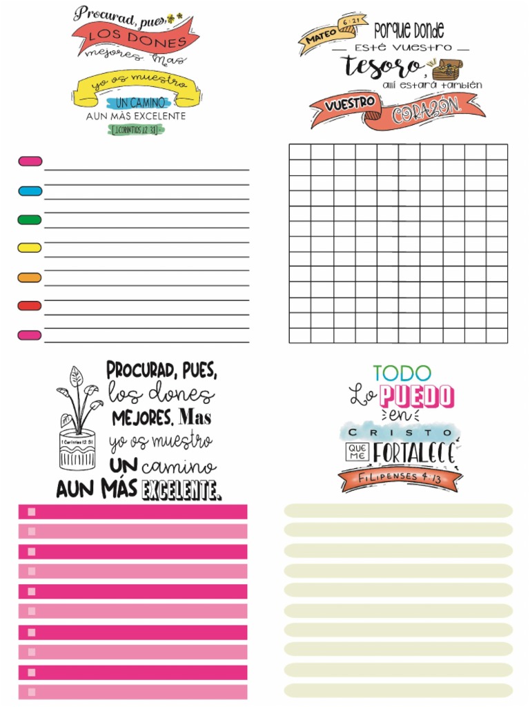 Libreta Notas Con Lettering | PDF