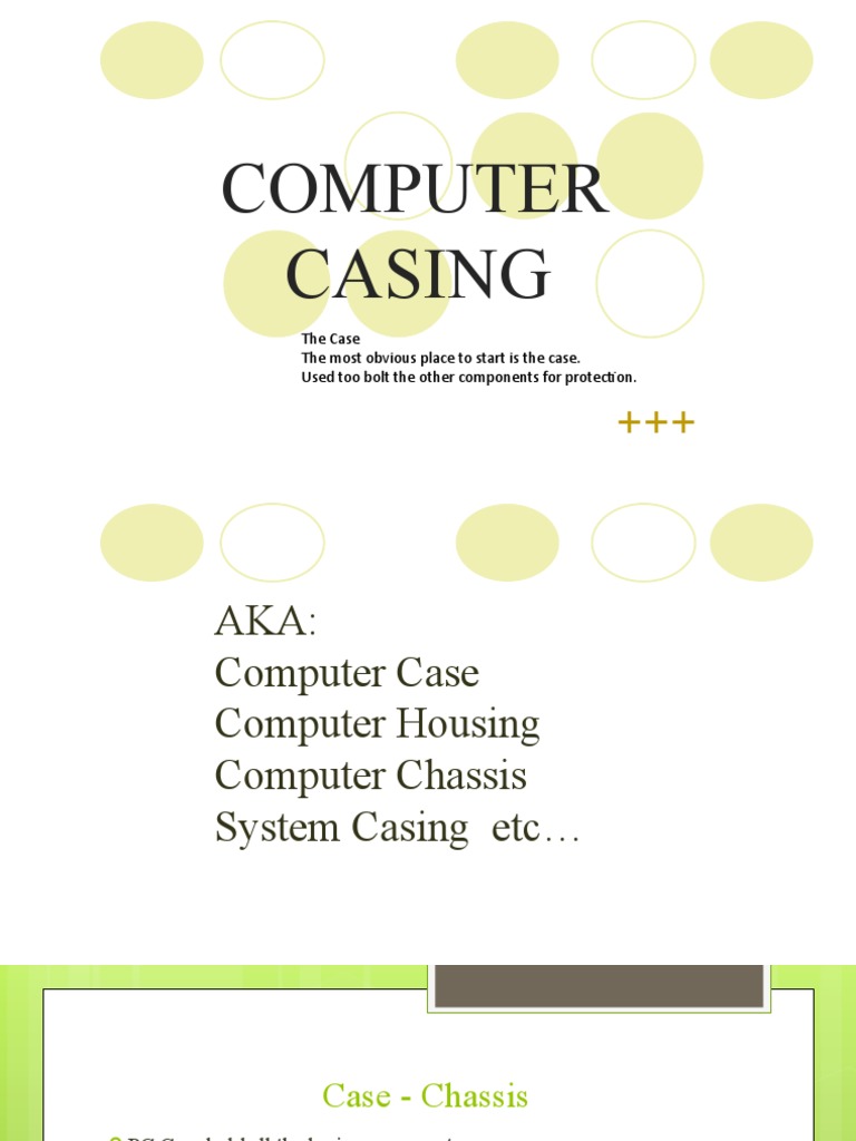 Lecture On PC Case Update | Download Free PDF | Classes Of Computers | Microcomputers