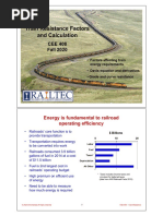 Tractive Effort and Train Dynamics | PDF | Locomotives | Force