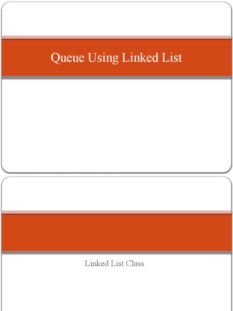 6 Stack Queue Using Linked List Pdf Queue Abstract Data Type Theoretical Computer Science 7695