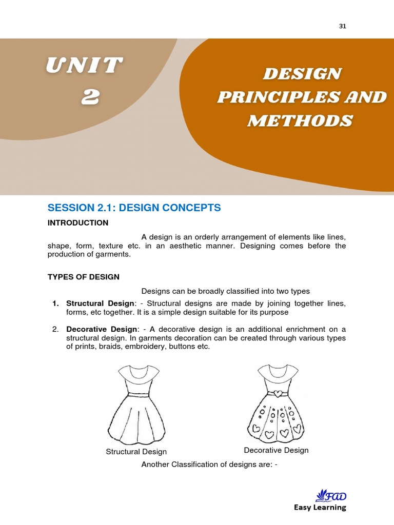 Unit 2 - Design Principles and Methods | Download Free PDF | Color | Fashion