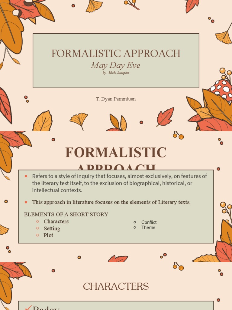 Formalistic Approach | PDF