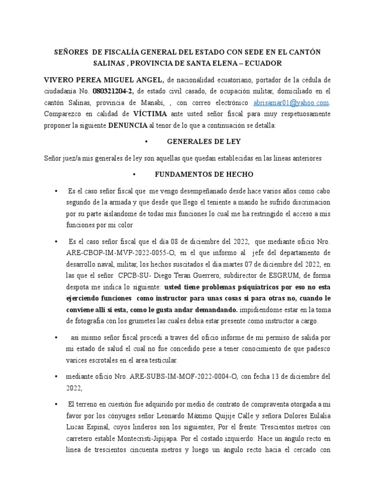 Denuncia Fraude Procesal | PDF | Derecho penal | Procedimiento Criminal Denuncia Fraude Procesal | PDF | Derecho penal | Procedimiento Criminal
