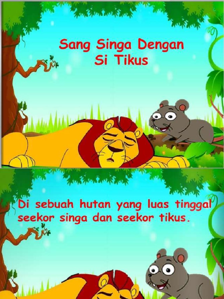 Cerita Singa Dan Tikus | PDF