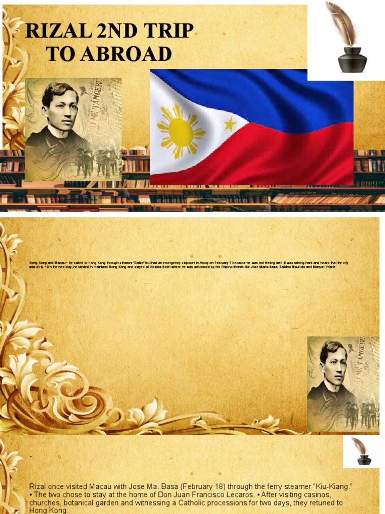 Rizal's Global Adventures | PDF | Philippines