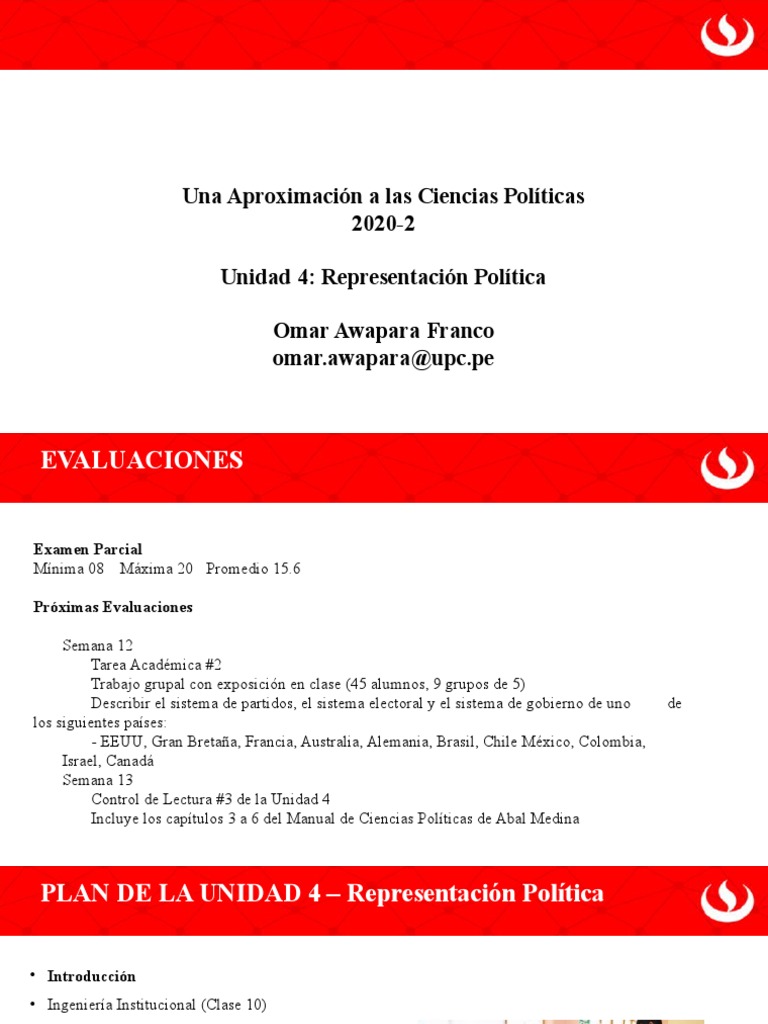 PO00 2020-2 Clase 9 Representación | PDF