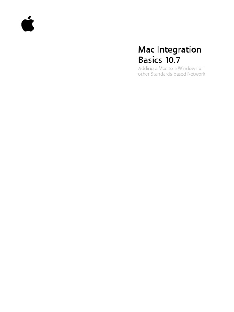 Mac Integration Basics 107 Pdf Virtual Private Network Mail Apple