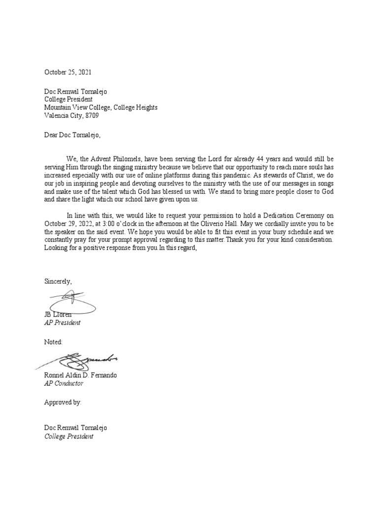 AP Letter To VPSA | PDF