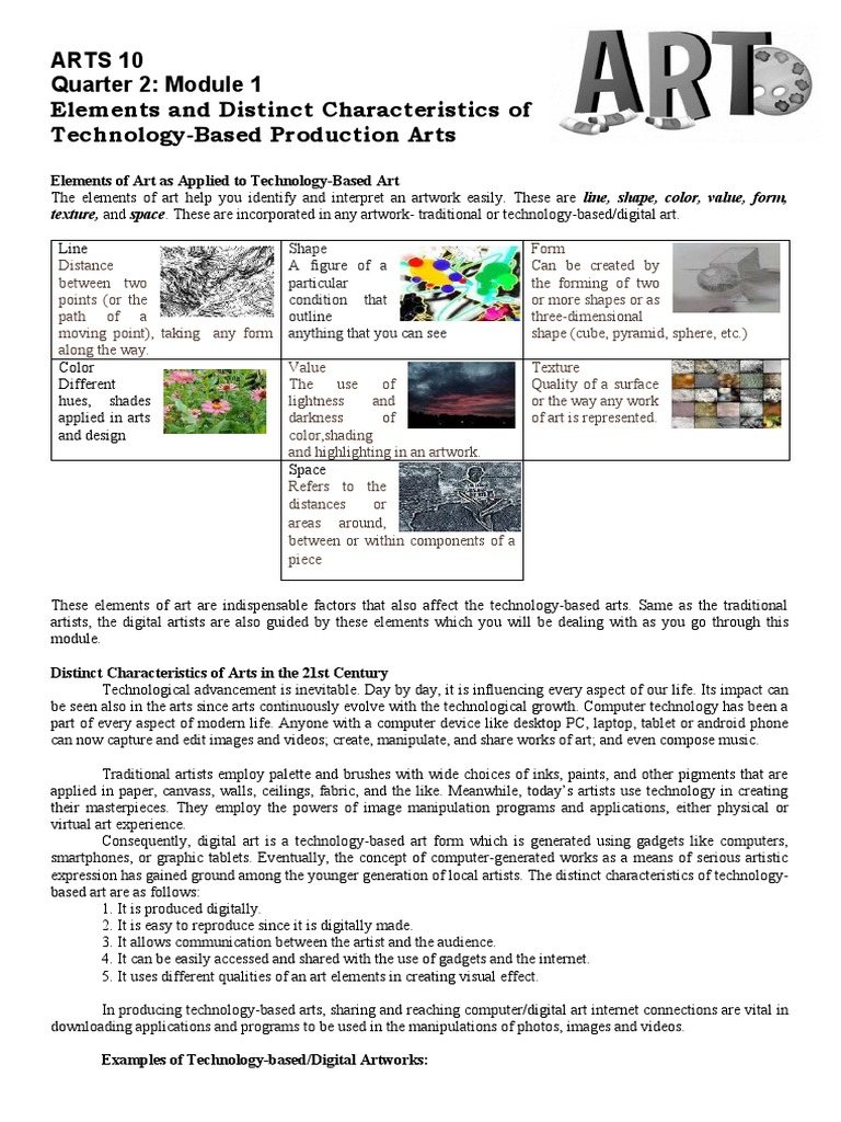 ARTS10 Q2 Module | PDF | Image Editing | Adobe Photoshop