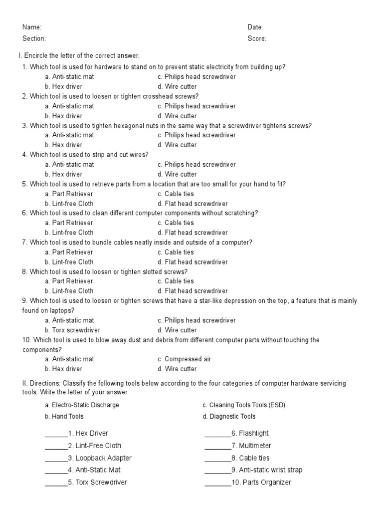 Quiz 1 - Computer | PDF | Manufactured Goods | Equipment