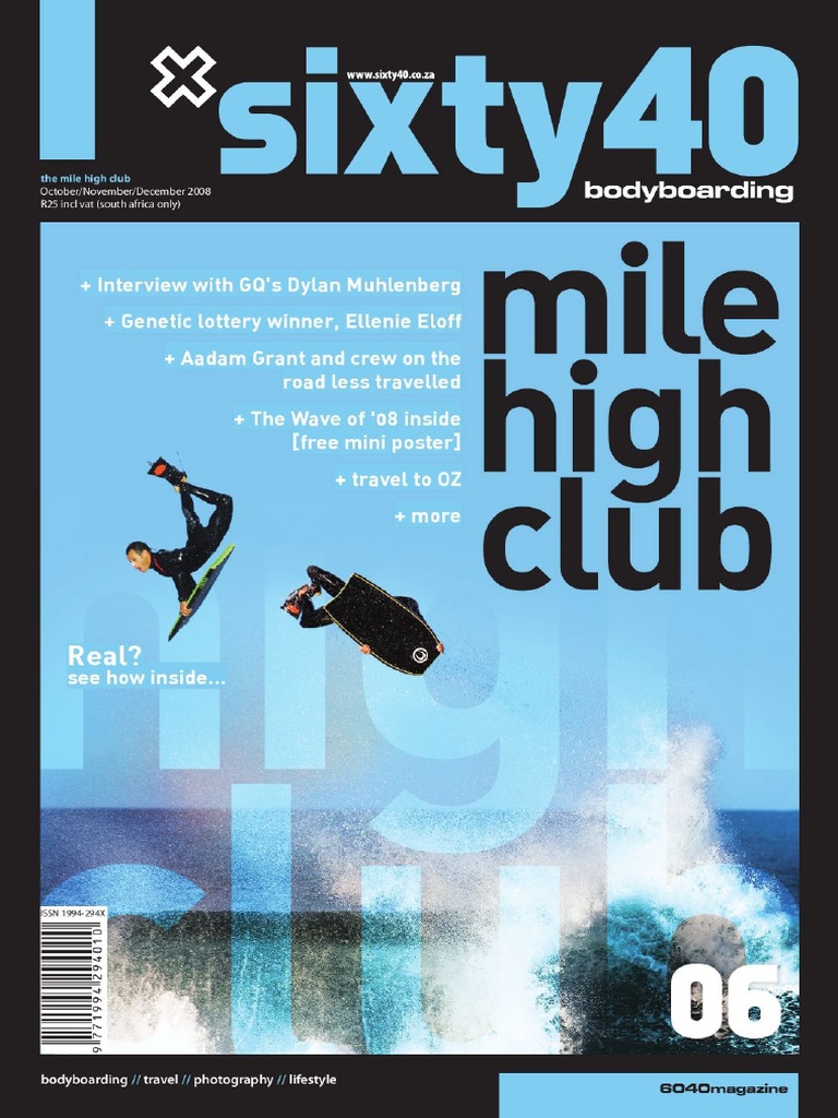 Sixty40 Issue 06 The Mile High Club | PDF