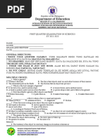 LP - Science 8 - Balanced & Unbalanced Forces | PDF | Force | Newton's Laws Of Motion