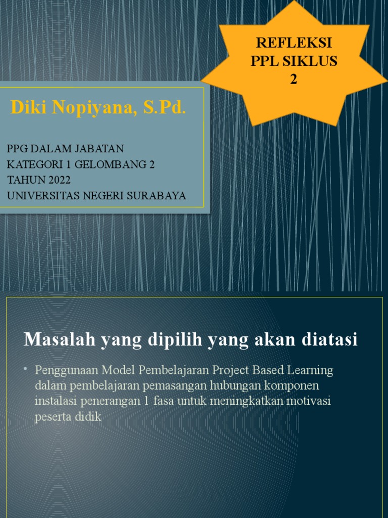 Contoh 3refleksi PPL 2 | PDF