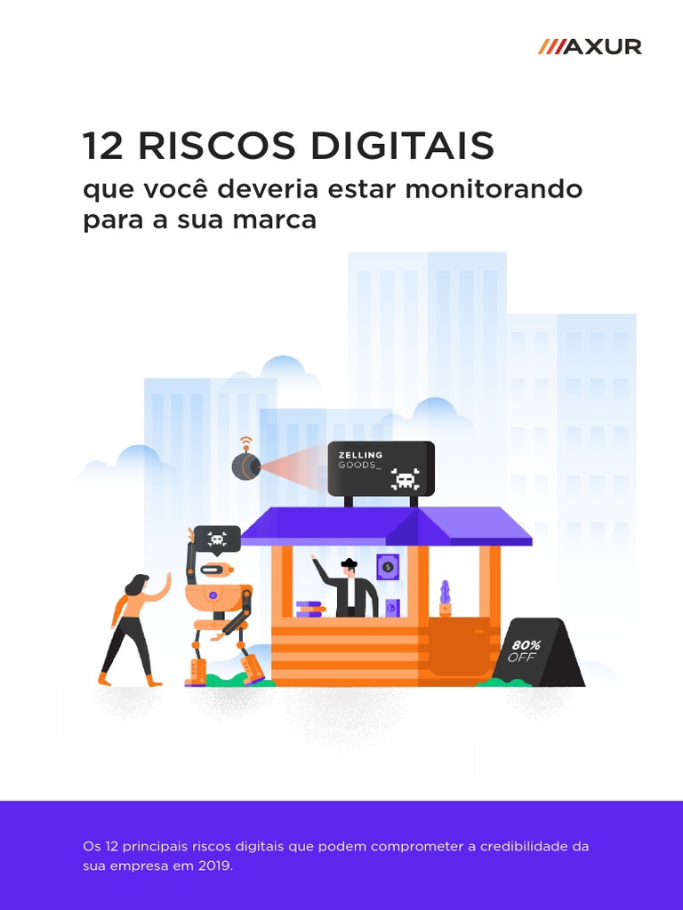 Axur 12 Riscos Digitais Que Você | PDF | Aplicativo para celular ...