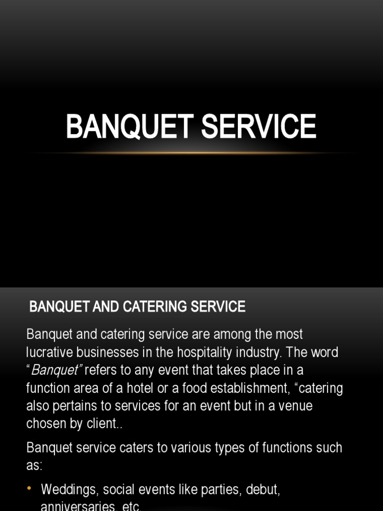 Chapter-4 Food and Beverages Services | PDF | Waiting Staff | Guarantee