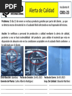 Catalogo de Defectos y Muestreo | PDF