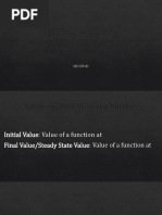 Initial and Final Value Theorems | PDF | Laplace Transform ...