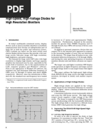 Horizontal Stages of CRT Displays | PDF | Inductor | Capacitor