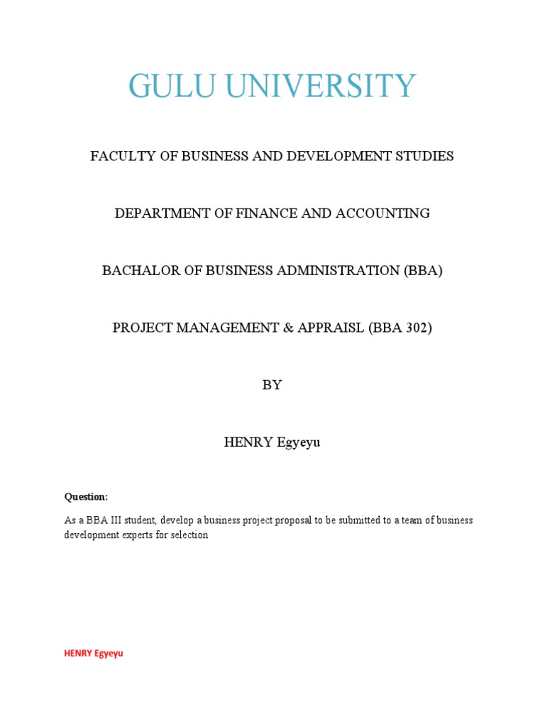 Poultry Farming Project Proposal | PDF | Audit | Internal Rate Of Return