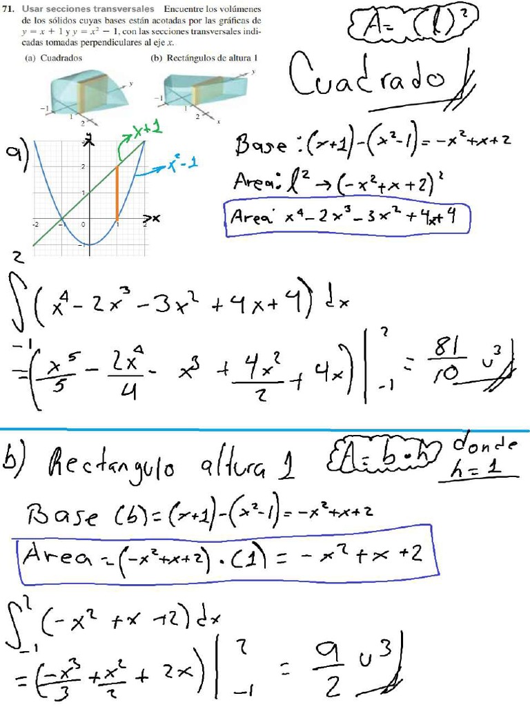 Secciones Trasversales | PDF