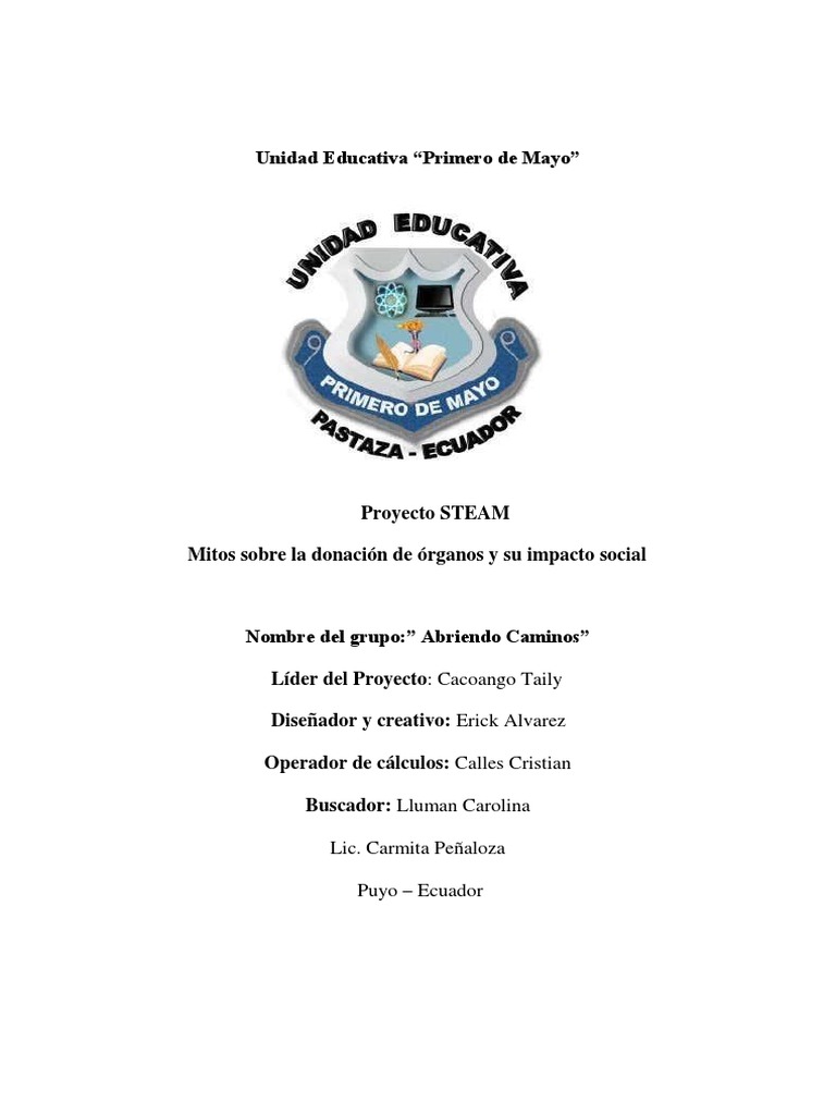 Unidad Educativa | PDF