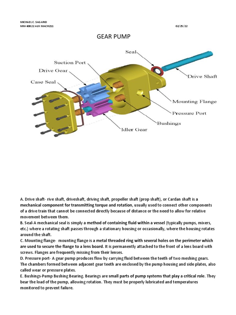 Gear Pump | PDF