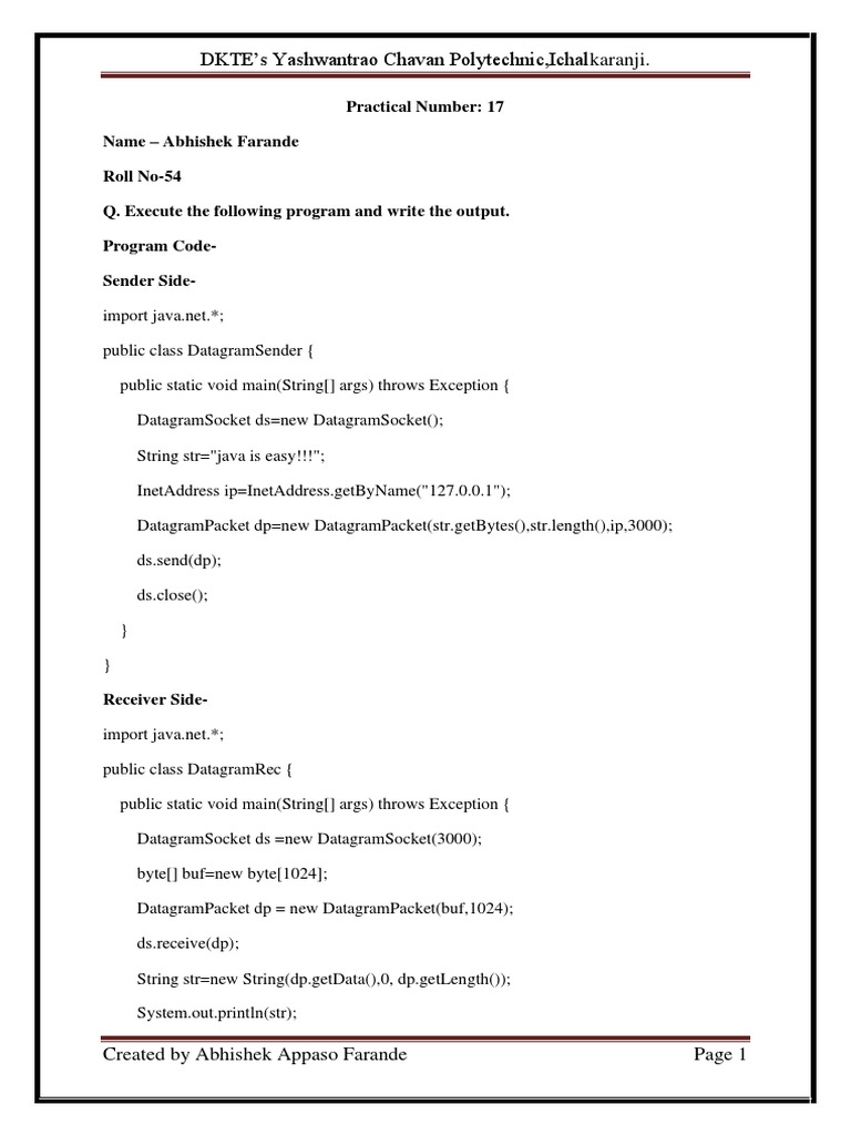 Ajp 17 | PDF | String (Computer Science) | Text File