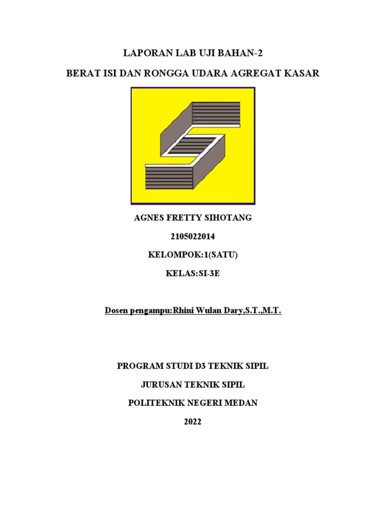 Fix Berat Isi Dan Rongga Udara Agregat Kasar | PDF | Metode & Bahan Ajar