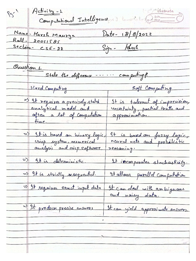 Computational Intelligence Notes 2 Pdf