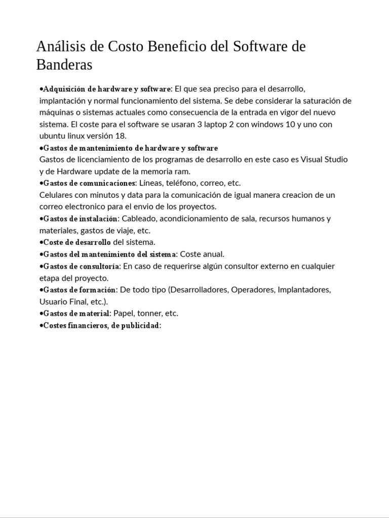 SOftware Banderas | PDF | Software | Hardware de la computadora