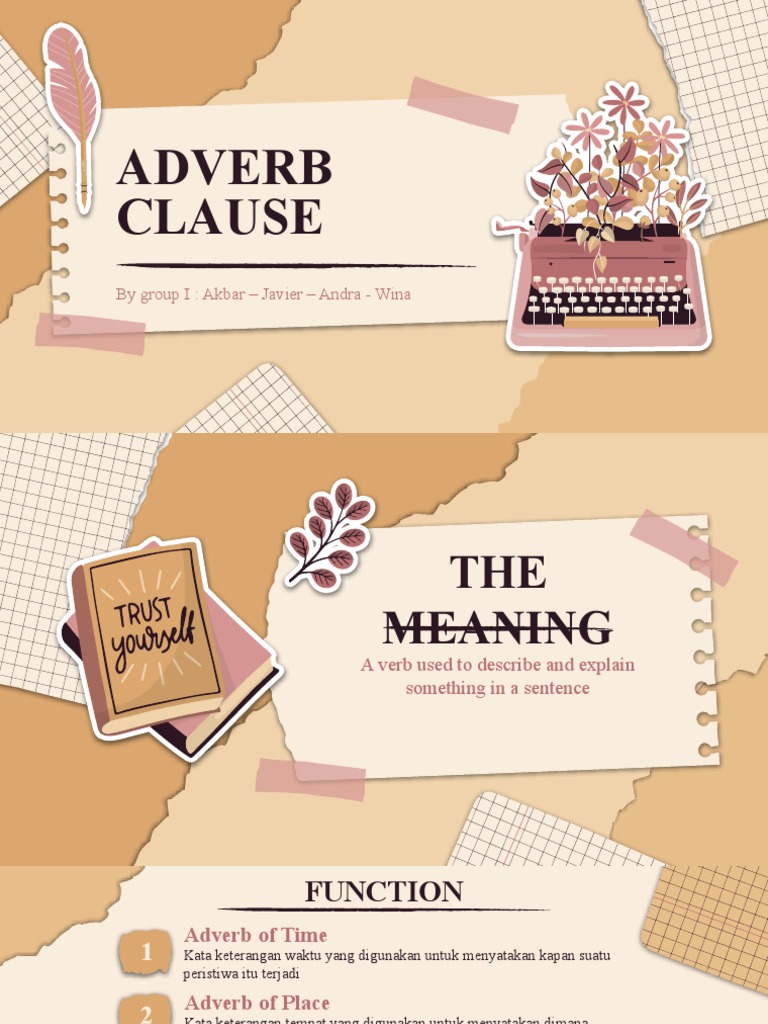 Adverb: Fungsi dan Contoh | PDF