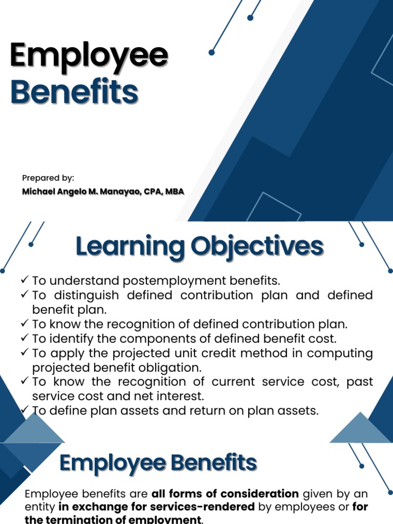 Module 1 - Employee Benefits | PDF | Income | Defined Benefit Pension Plan