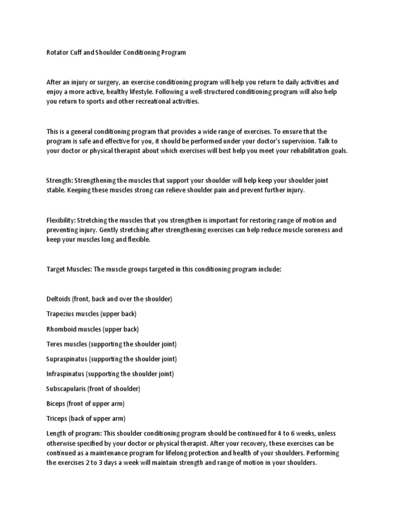 Rotator Cuff | PDF