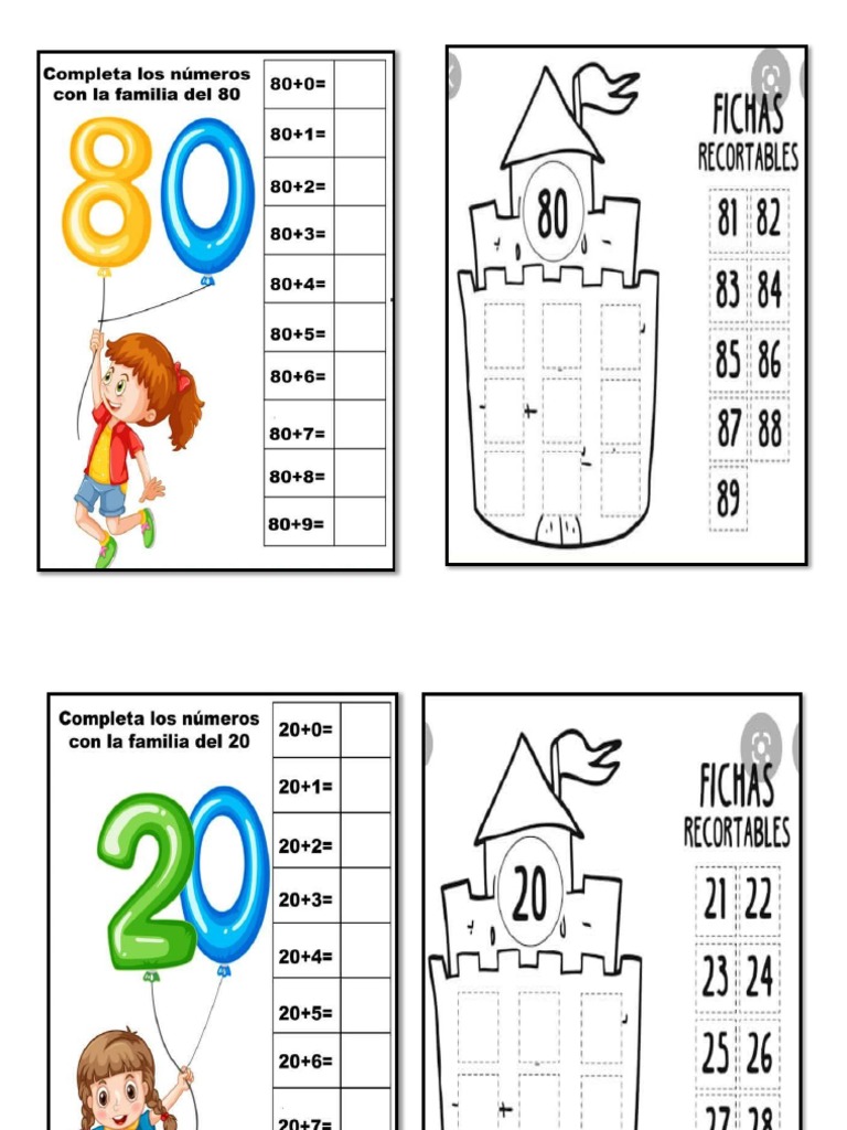 Sumas de Familias de Numeros | PDF