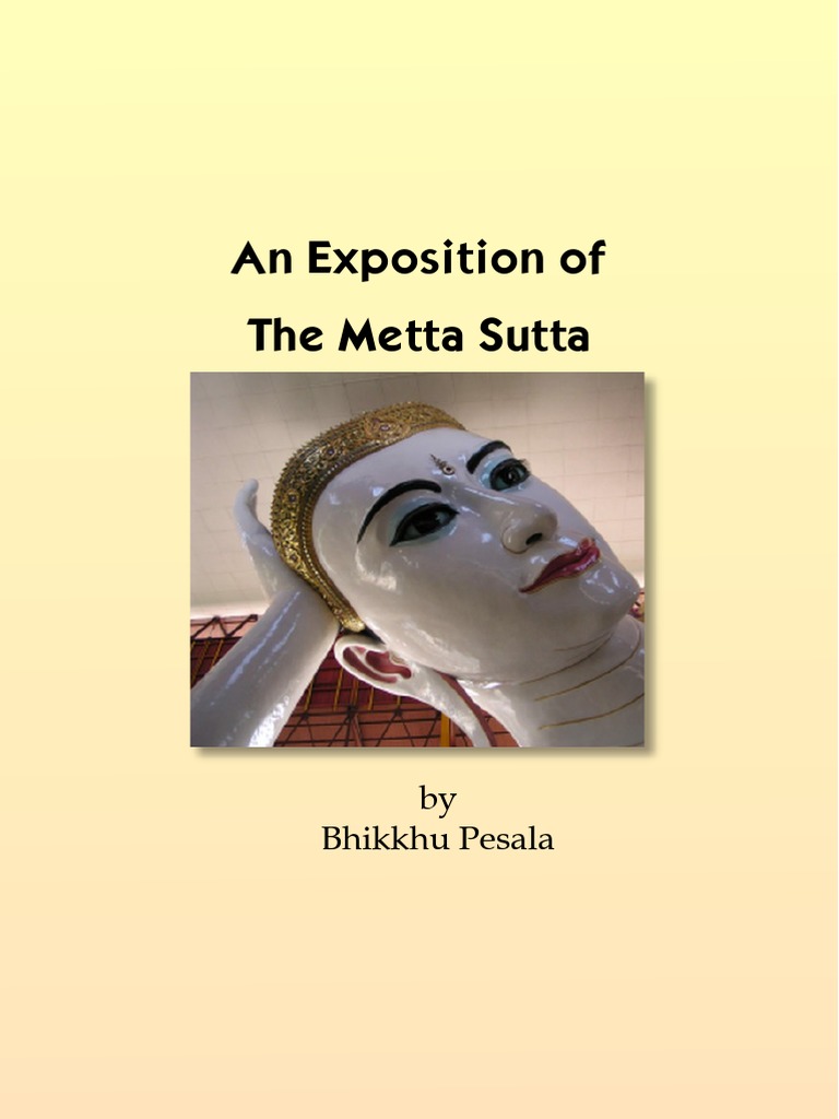 An Exposition Of The Metta Sutta Pdf Noble Eightfold Path Gautama