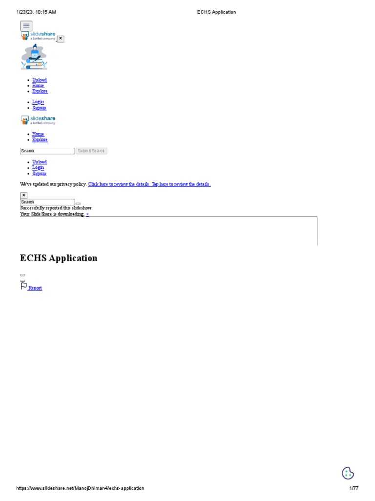 ECHS Application | PDF | Hospital | Medical Imaging