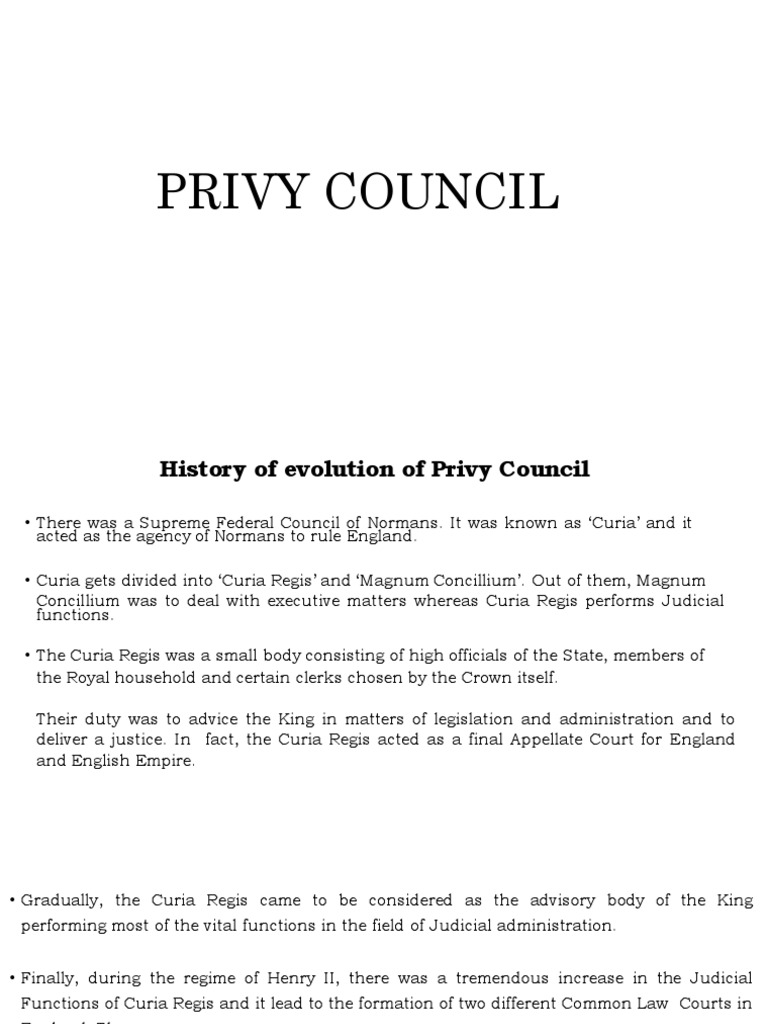 Privy Council | Download Free PDF | Privy Council Of The United Kingdom ...