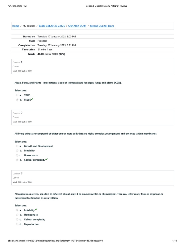 Gbio 2nd Quarter Exam 48 | PDF | Abiogenesis | Life
