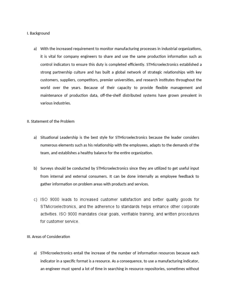 11 Task Performance - ARG STMicroelectronics | PDF | Iso 9000 | Leadership