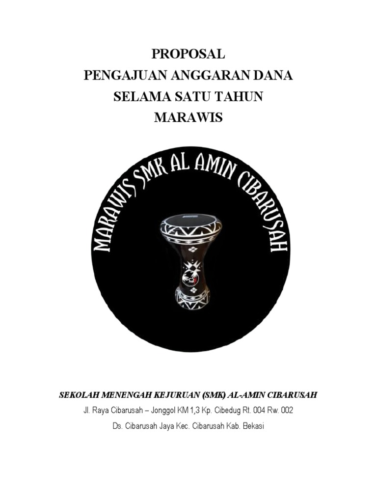 Anggaran Marawis SMK Al-Amin 2023 | PDF | Ilmu Sosial | Perjalanan