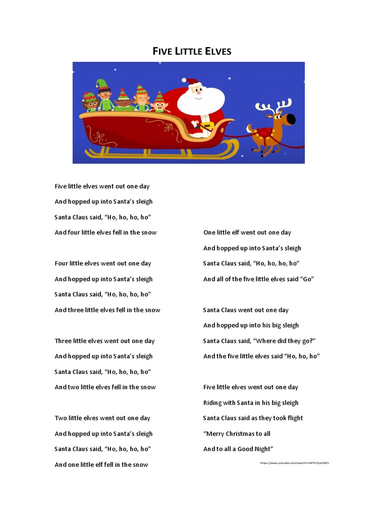 Five Little Elves | PDF | Young Adult