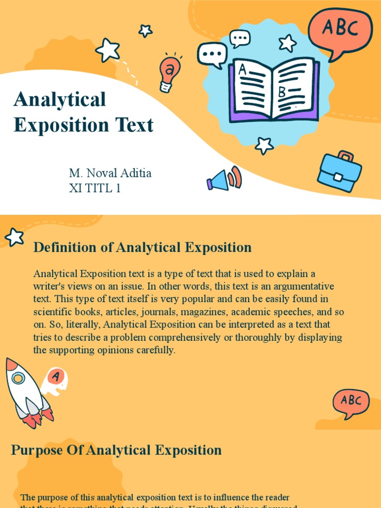 Analytical Exposition Text, M. Noval Aditia (XI TITL 1) | PDF | English ...