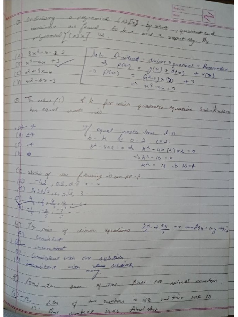 Sample Paper Class 10 Vimal Kuniyal | PDF