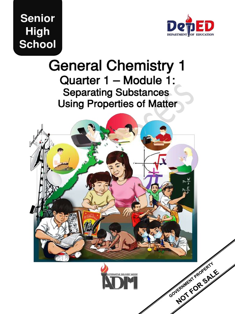 Senior General Chemistry 1 Q1 - M1 For Printing | PDF | Chemical ...