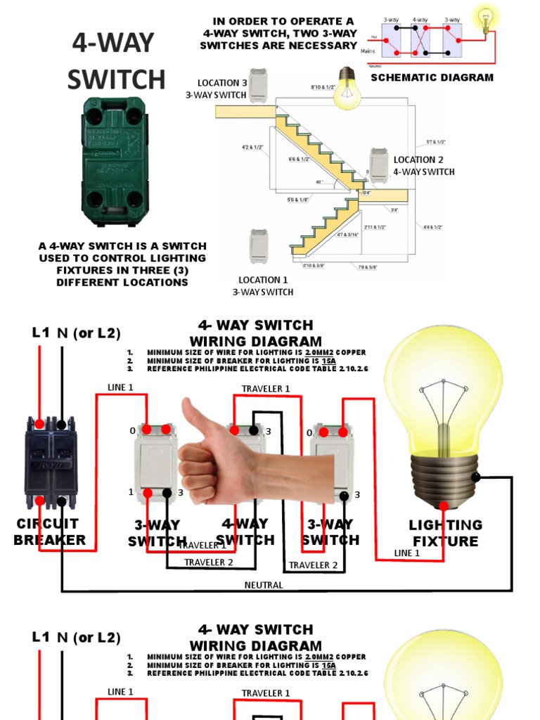 4 Way Switch | PDF | Switch | Components