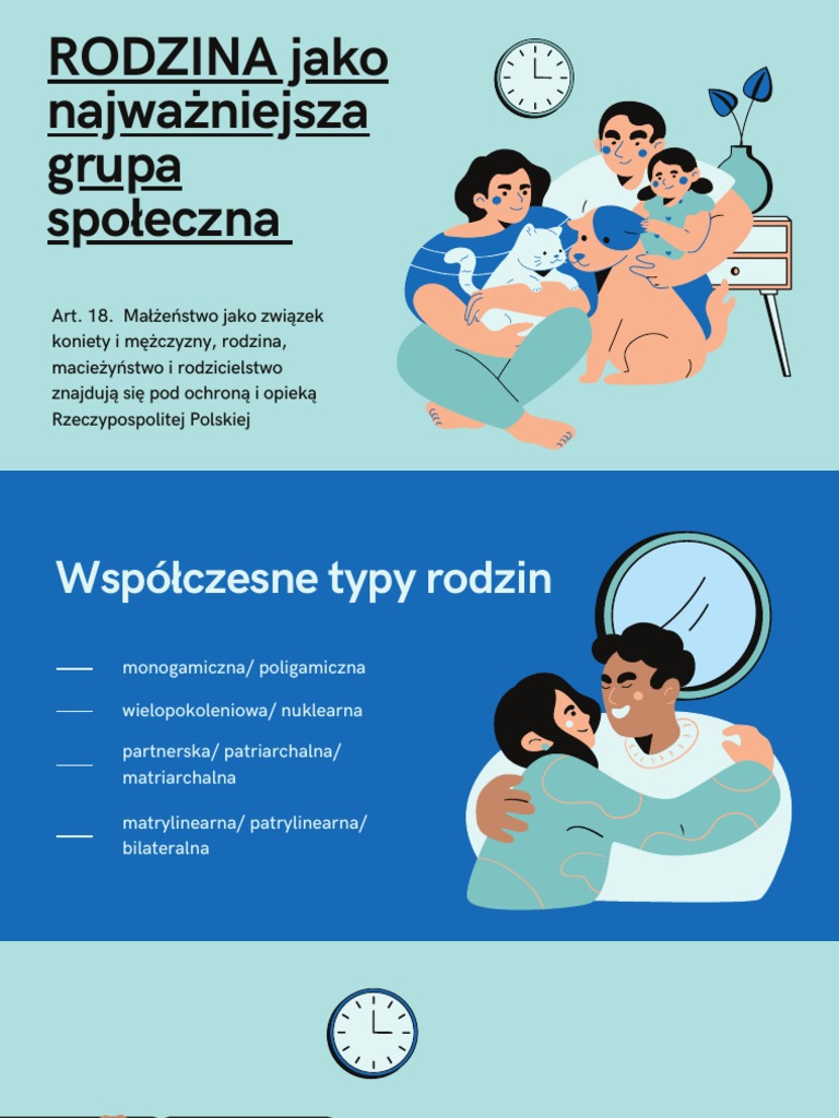 Rodzina Jako Najważniejsza Grupa Społeczna | PDF