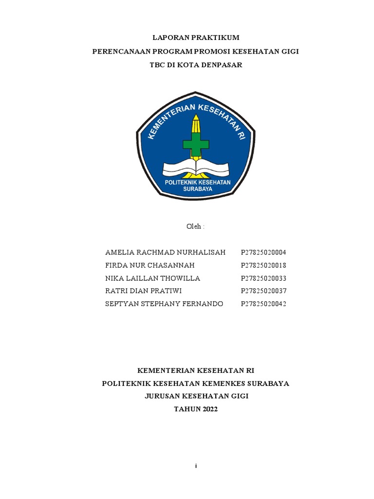 LAPRAK PROMKES - Fix | PDF | Kesehatan Holistik