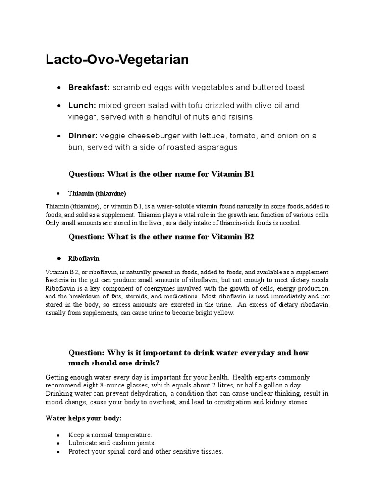 Nutrition Assignment | PDF